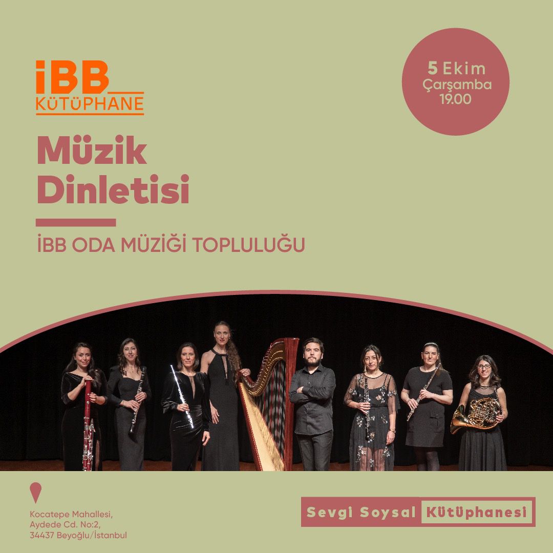 İBB Oda Müziği Topluluğu Sevgi Soysal Kütüphanesi Dinletisi - İBB Orkestra