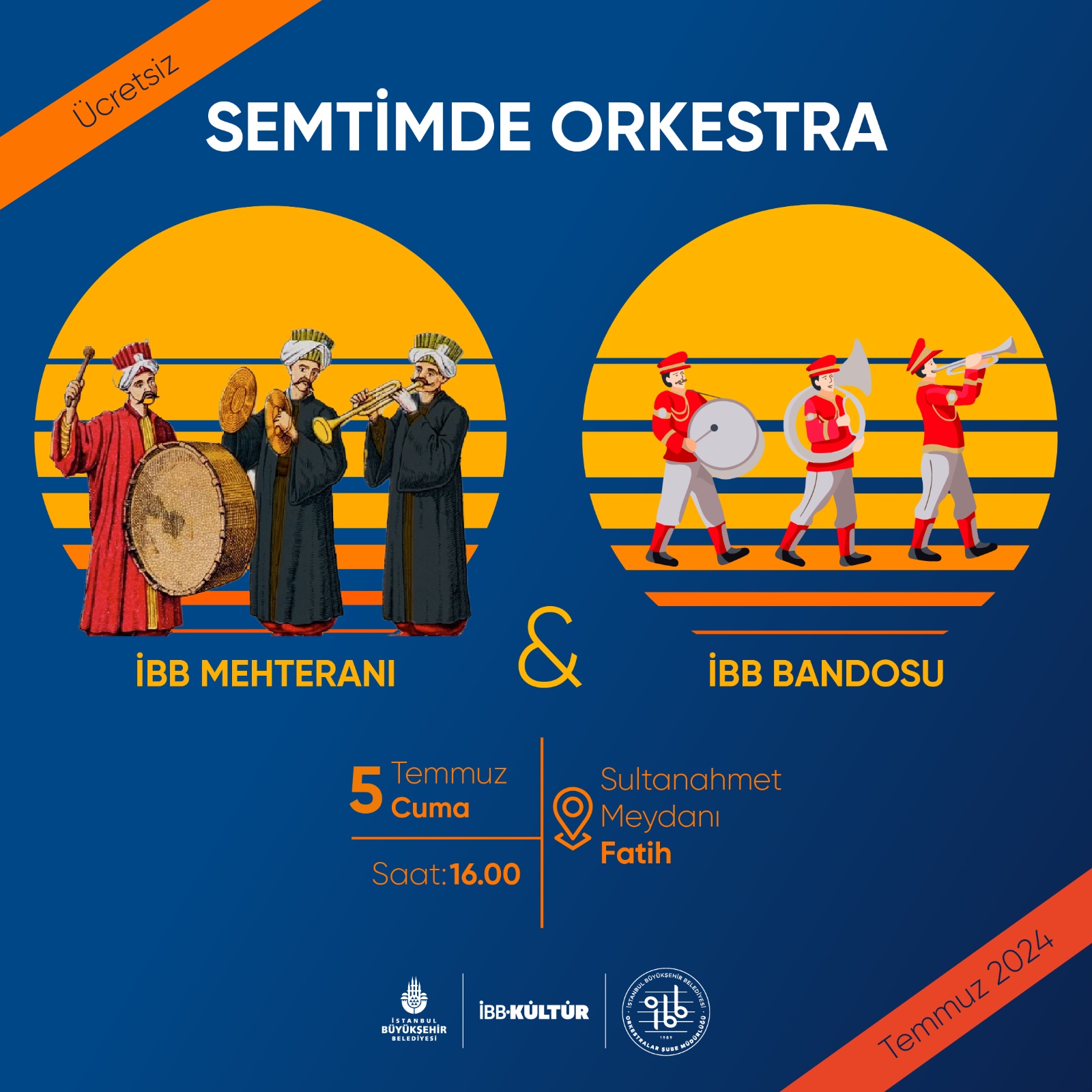 İBB MEHTERANI & İBB BANDOSU SULTANAHMET MEYDANI KONSERİ – İBB Orkestra